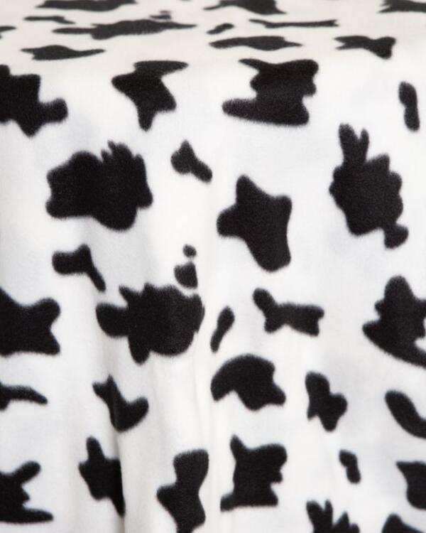 Cow Print Overlay: Black/White